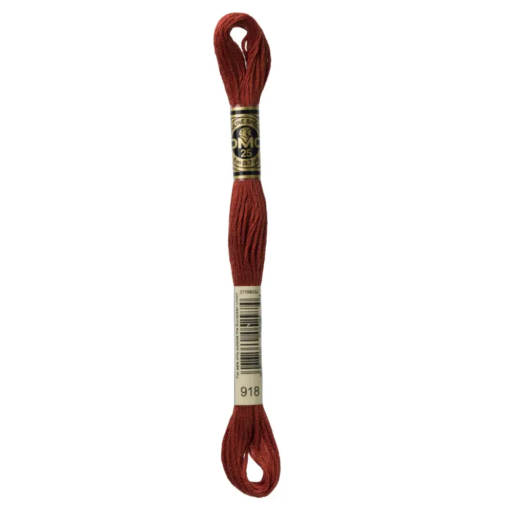 918 Dark Red Copper DMC Floss – Midway Wool